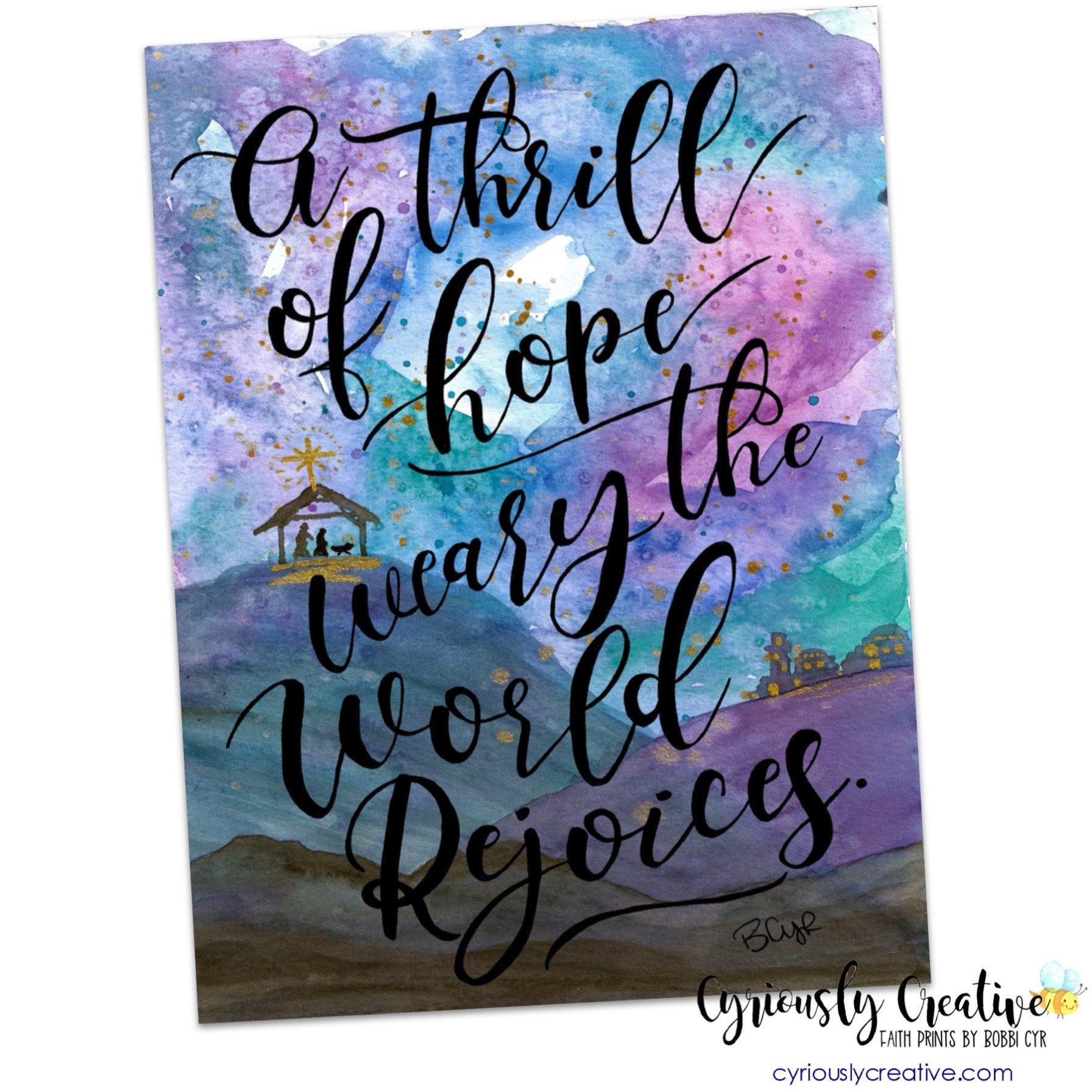 A Thrill of Hope – cyriouslycreative